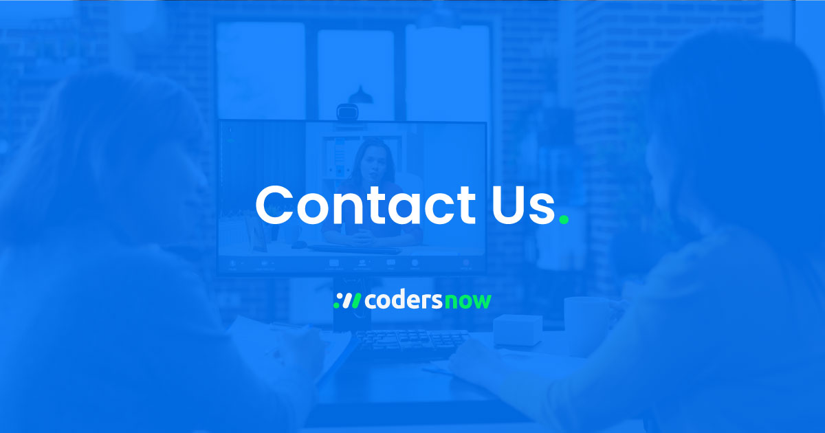 CodersNow - Contact Us